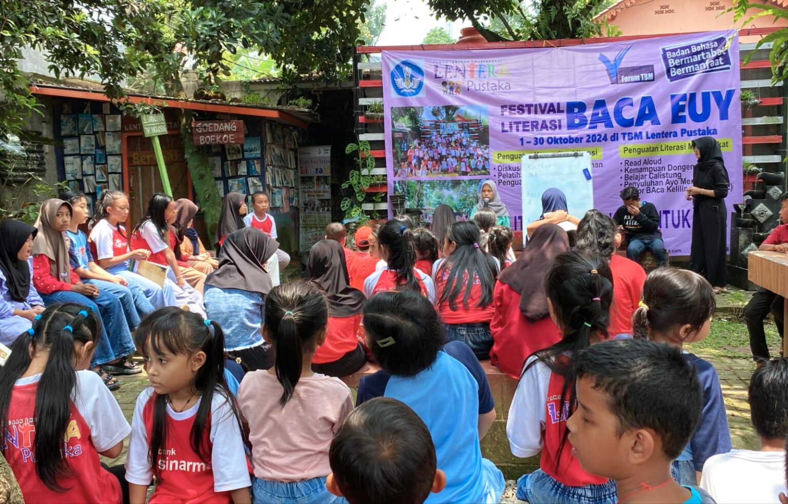 TBM Lentera Pustaka Luncurkan Festival BACA EUY, Banpem Komunitas Penggerak Literasi 2024 Badan ...
